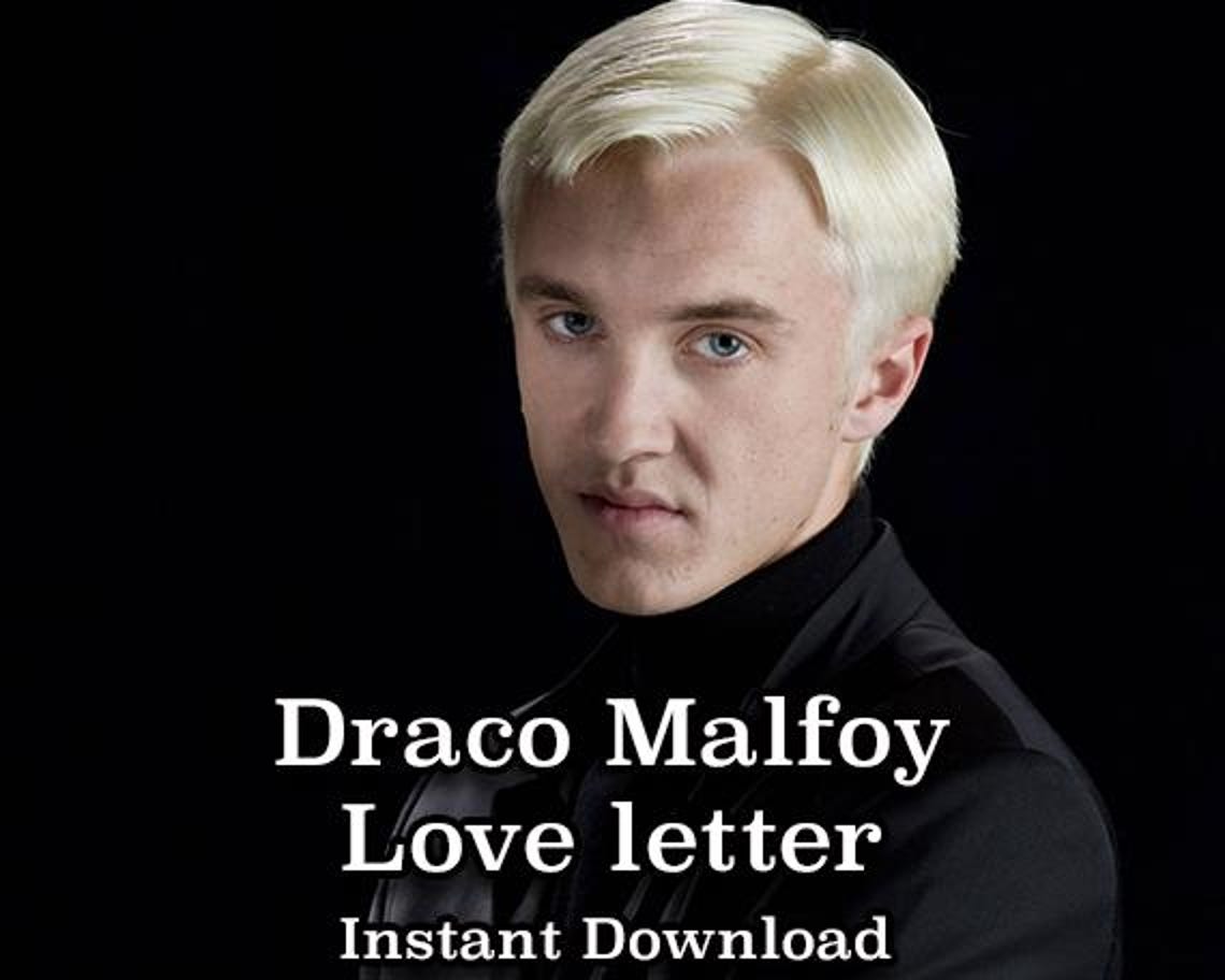 Draco Malfoy Love Letter, Comfort Letter, Malfoy, Harry Potter ...