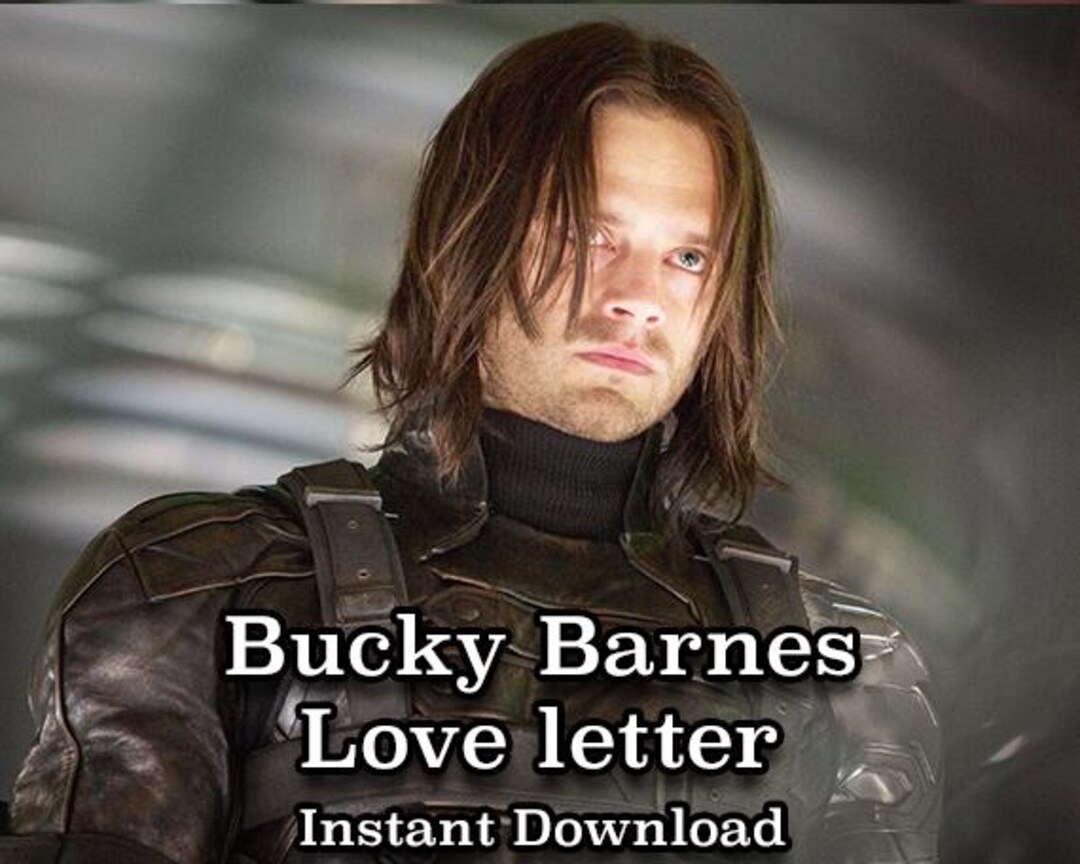 Bucky Barnes Love Letter, Love Note, Romantic, Comfort Letter, Avengers ...