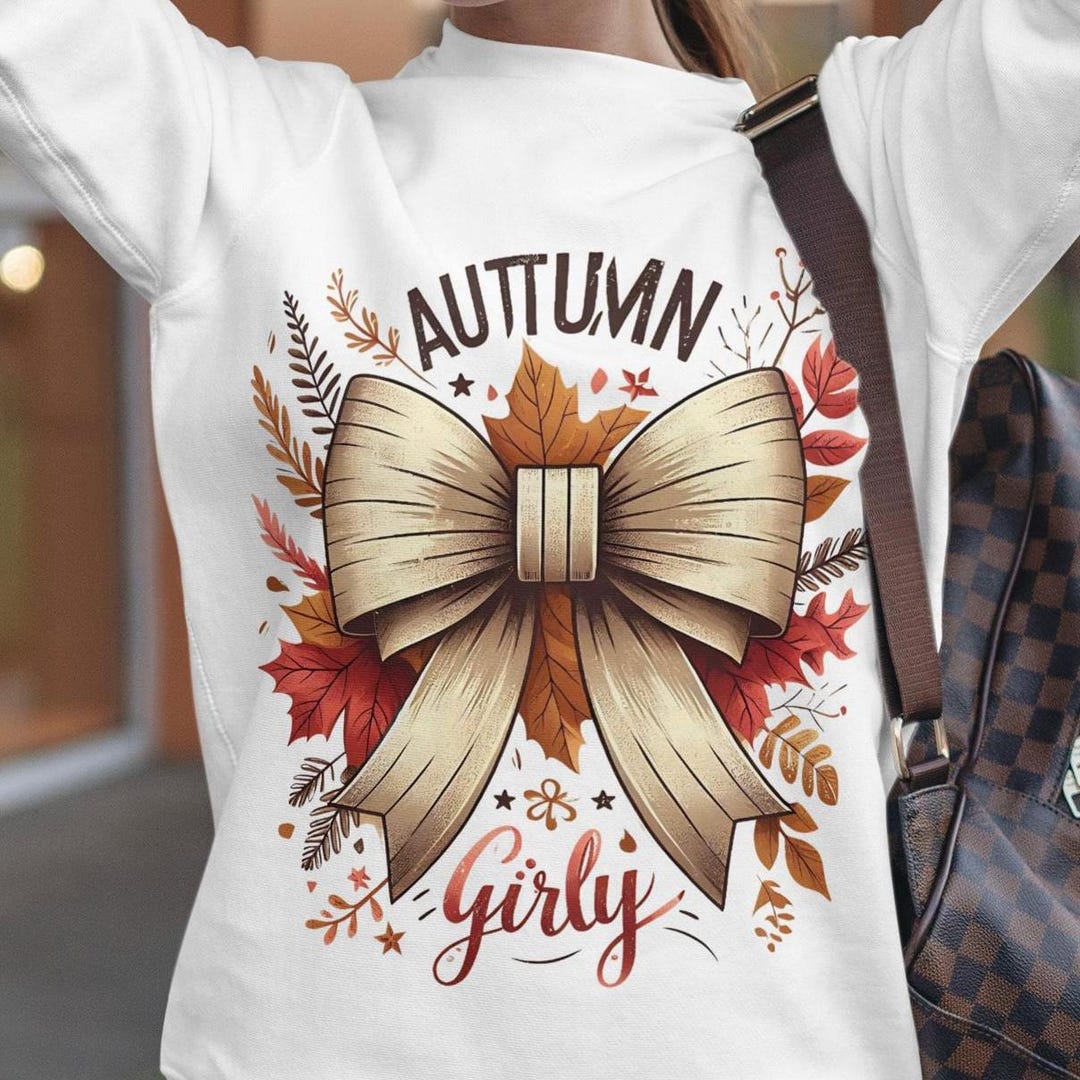 Fall Png,trendy Cozy Fall Vibes Leaves ,autumn Bow With Leaves , Fall ...
