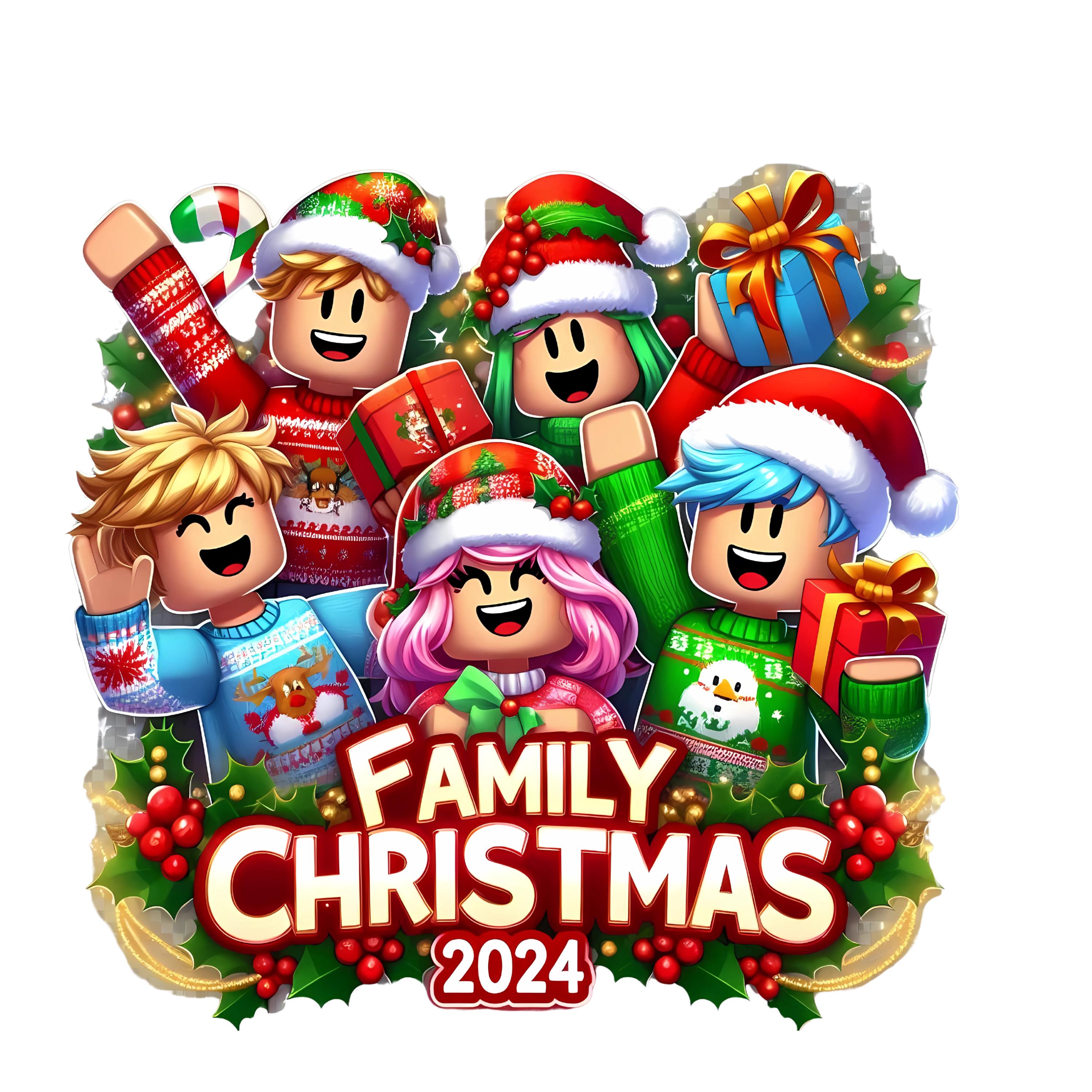 Roblox Family Png ,christmas Png,christmas Svg, Instant Download,roblox ...