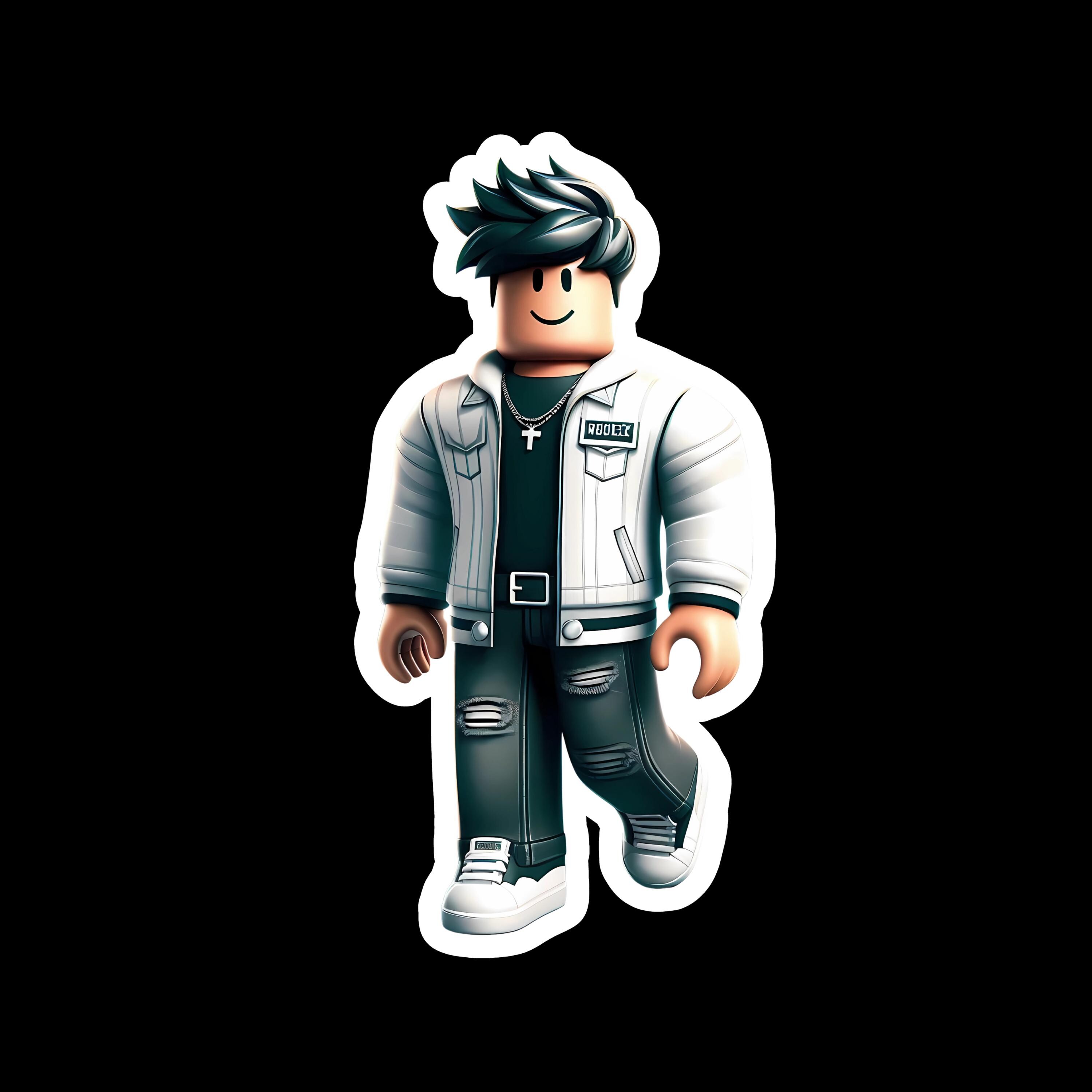 Roblox Clipart Png-Bundle, Cooler Silhouette-Digital-Download ...