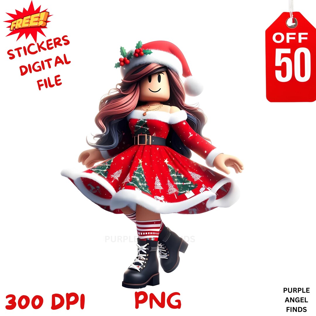 Roblox Merry Christmas Png ,instant Download,roblox PNG File ,gaming ...