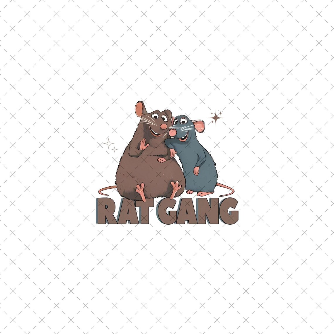 Ratatouille SVG PNG: Rat Gang Design (digital File) - Etsy