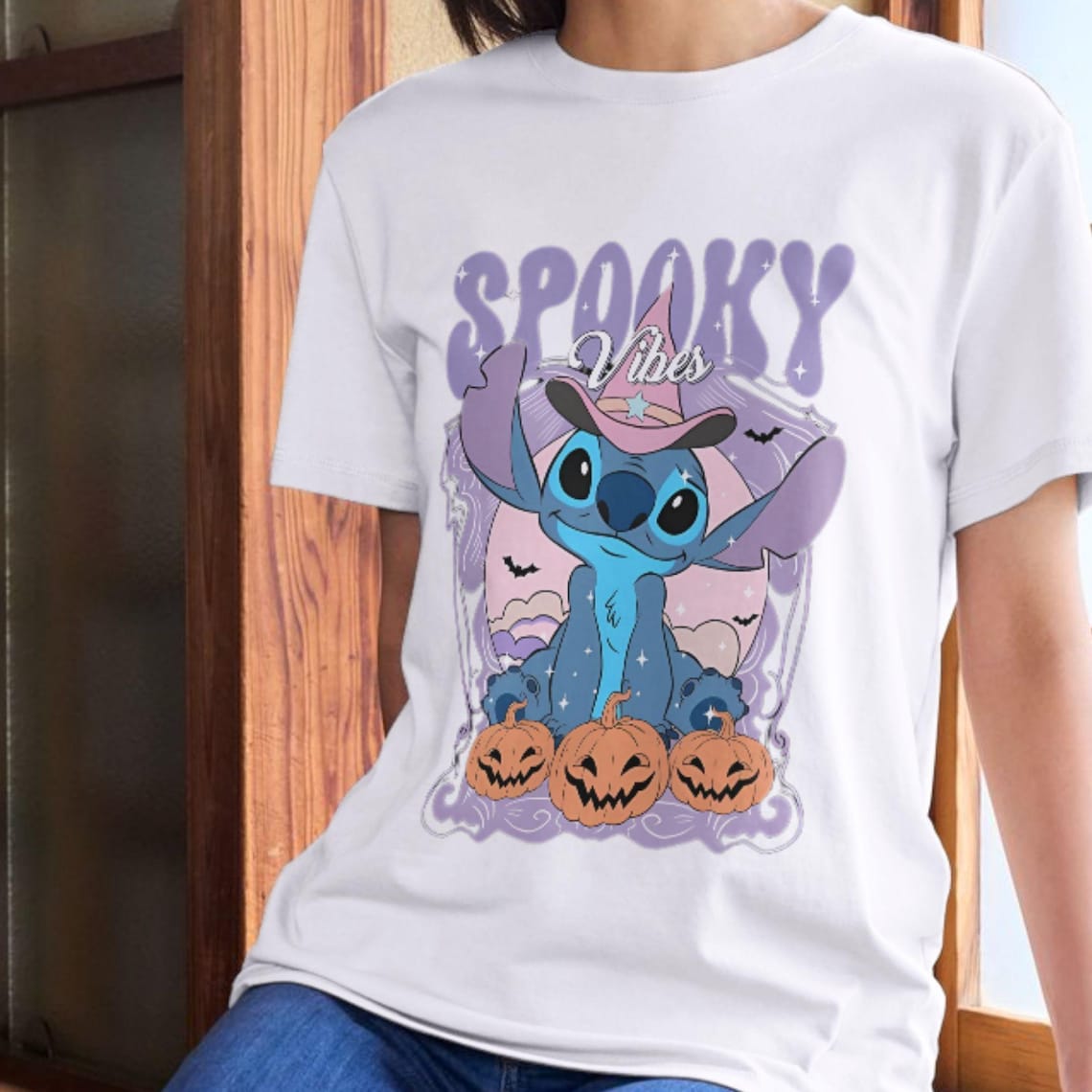 Stitch Halloween Coquette Preppy PNG SVG, Trick or Treat, Halloween ...