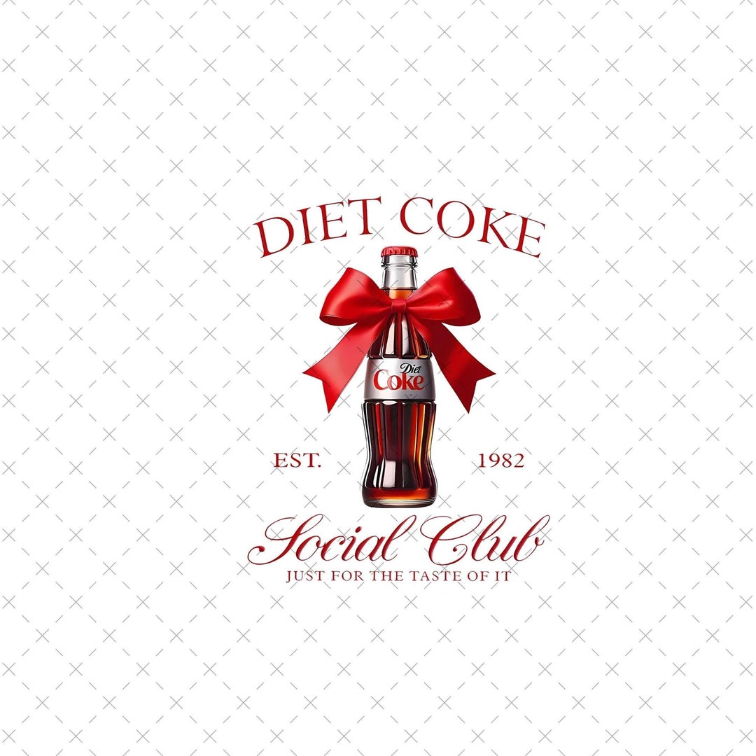 Diet Coke Social Club Png Svg File, Instant Download, T Shirt Image ...