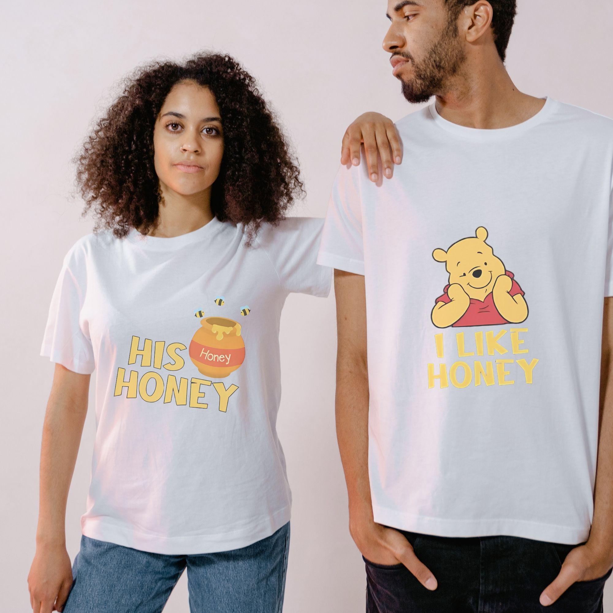 Winnie the Pooh Matching Couple Shirts Png Svg, Disney Valentines Day ...