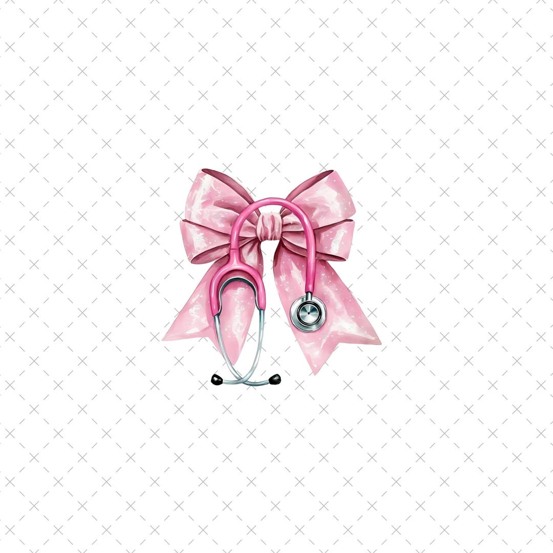 Nurse Bow Png, Nurse Coquette Bow Svg, Pink Nurse Png, Nurse ...