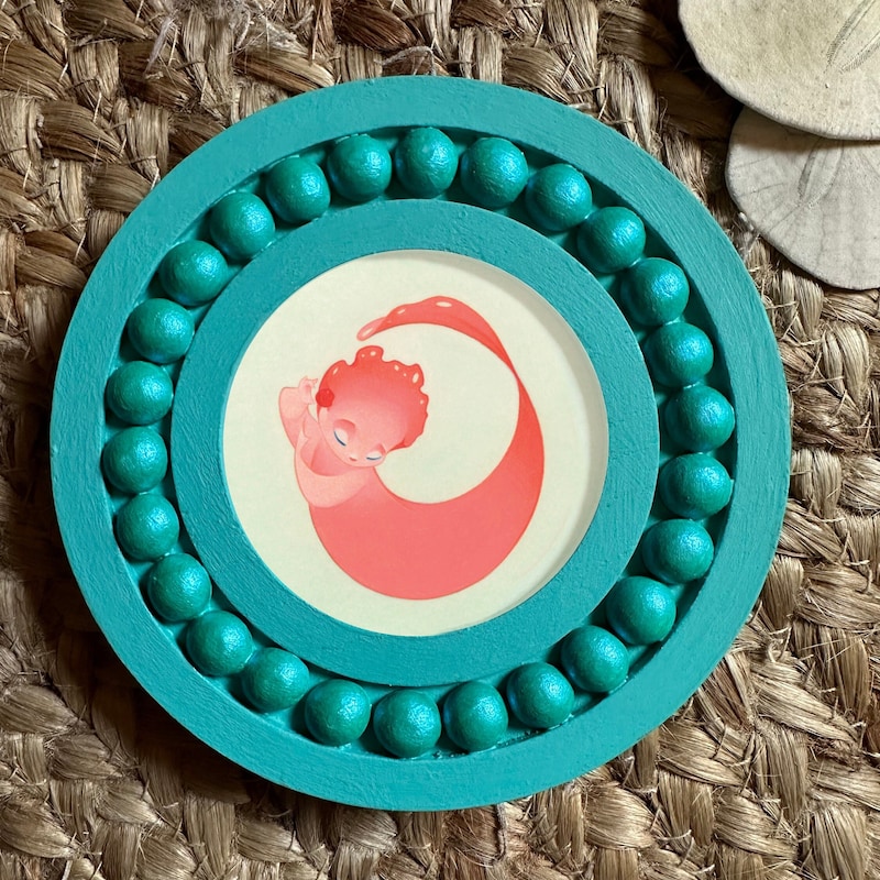 Hand Colored Coral Prints - Etsy