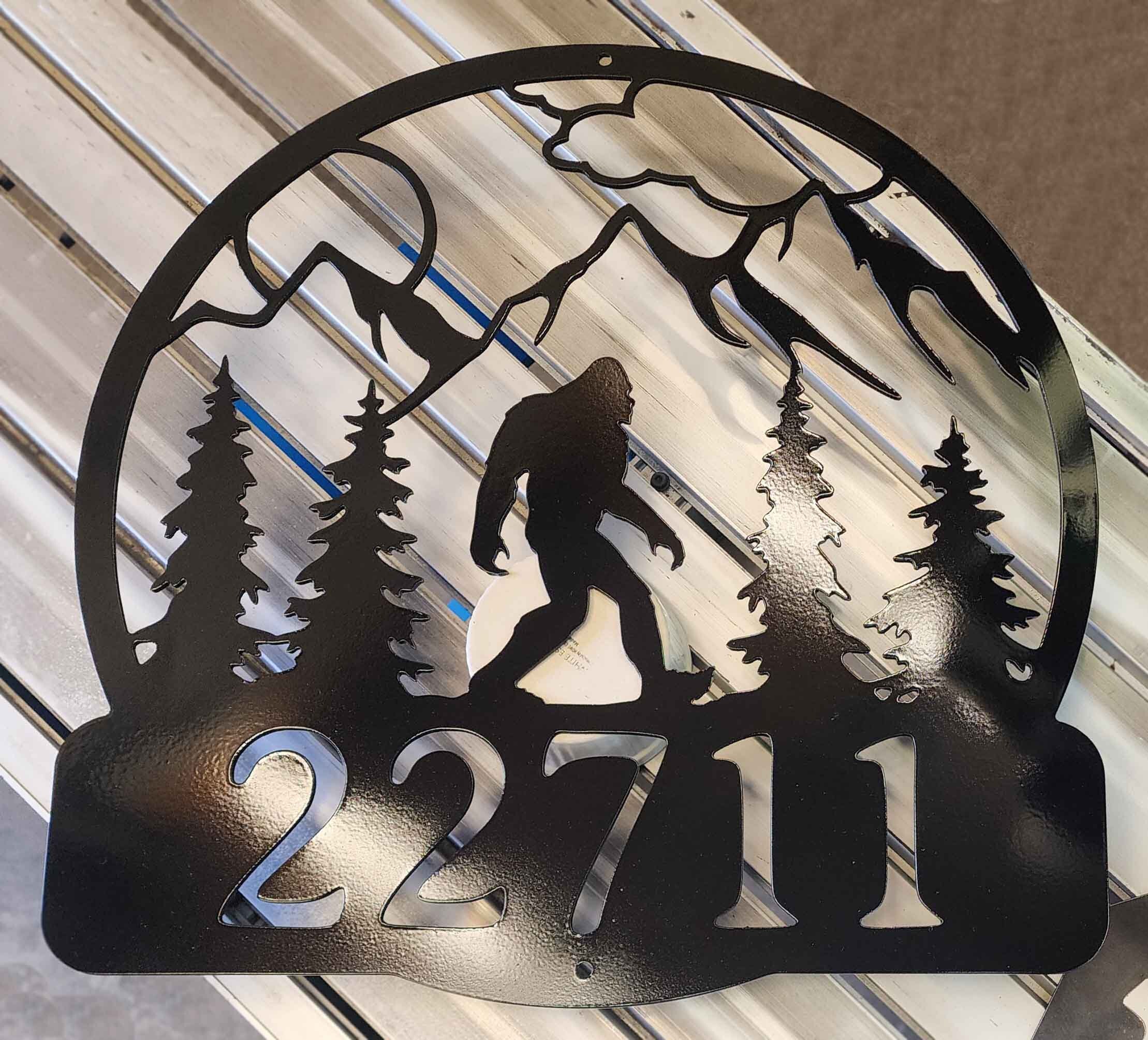 Bigfoot Welcome Sign Customizable - Etsy