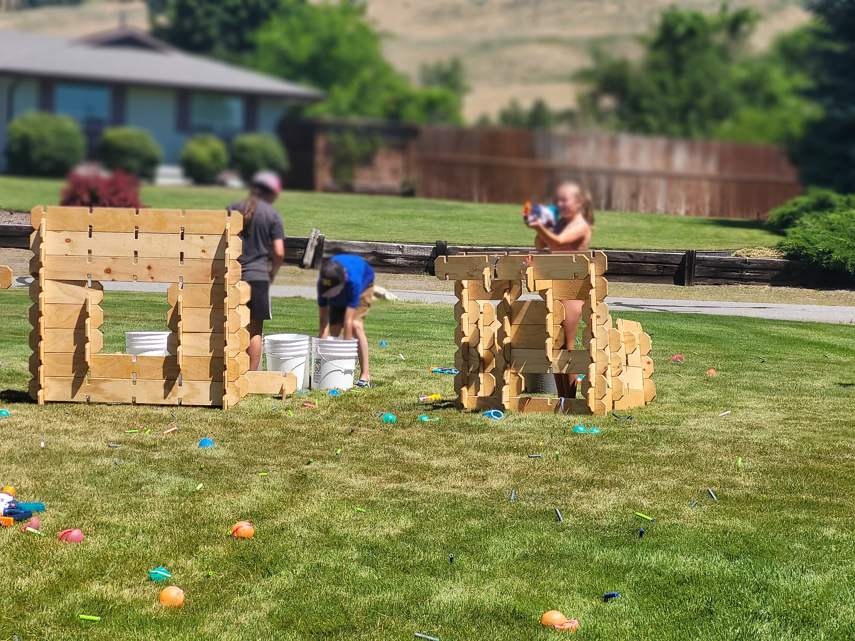 Builder Boards - Life Sized Lincoln "logs" - Fort Building - Team ...