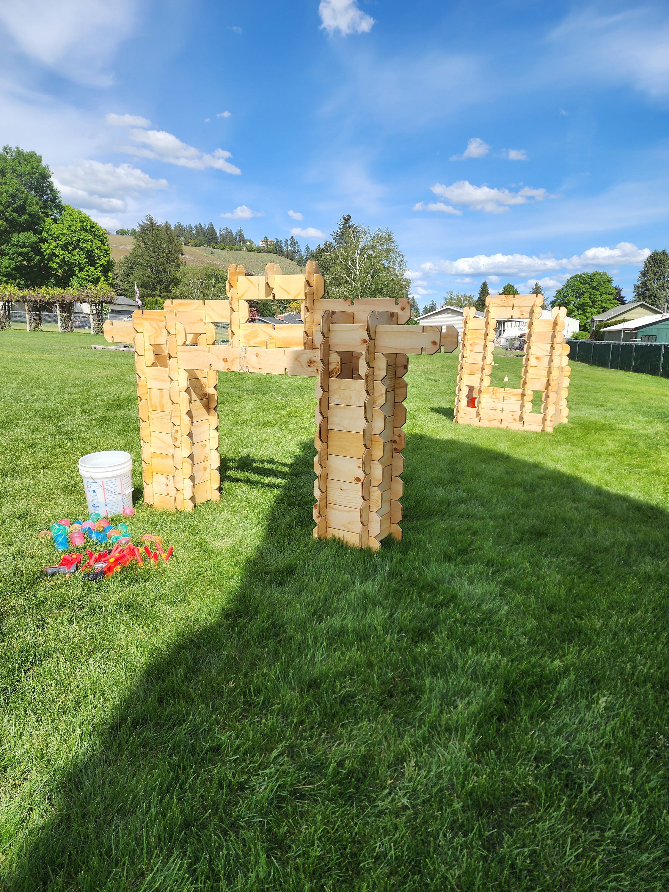 Builder Boards - Life Sized Lincoln "logs" - Fort Building - Team ...
