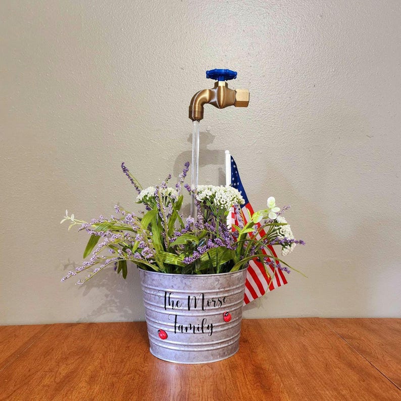 Floating Water Spigot With Grate, Customizable Water Feature, Magical ...