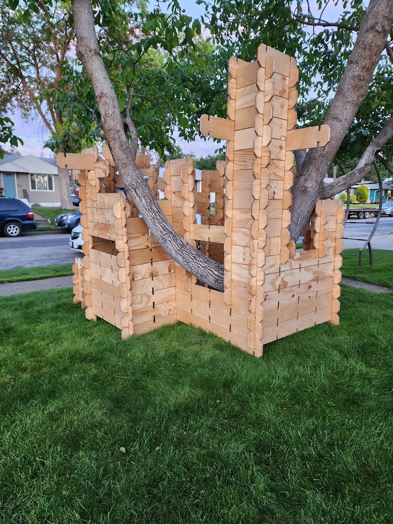 Builder Boards - Life Sized Lincoln "logs" - Fort Building - Team ...
