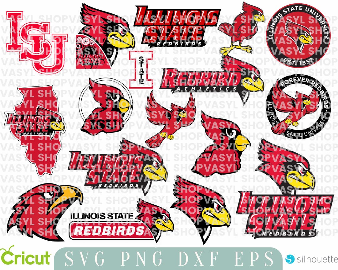 Illinois State Redbirds SVG, Redbirds SVG, ISU Redbirds Svg Png Clipart ...