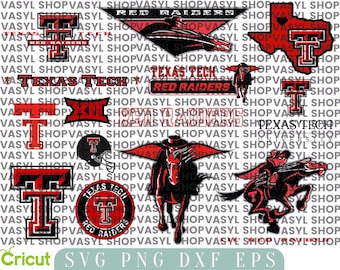 Texas Tech PNG PDF - Etsy