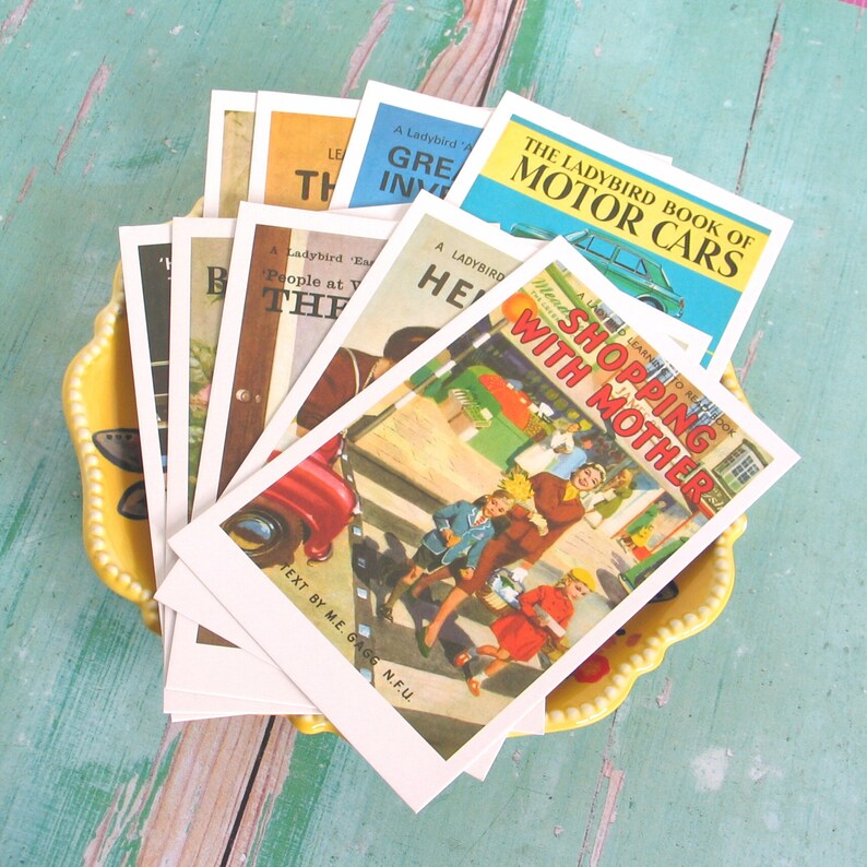 Ladybird retro Postcards Six all time classic stories Lovely to craft ...