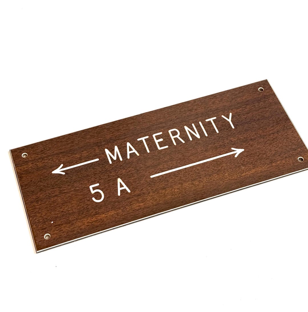 Vintage Hospital Maternity Sign Babies Baby Plaque 12 X 5 Inches ...