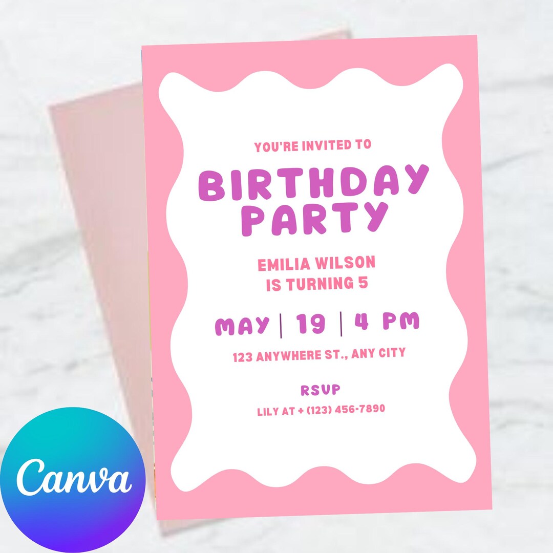 Desining Fun and Creative Birthday Invitations , Girls Birthday ...
