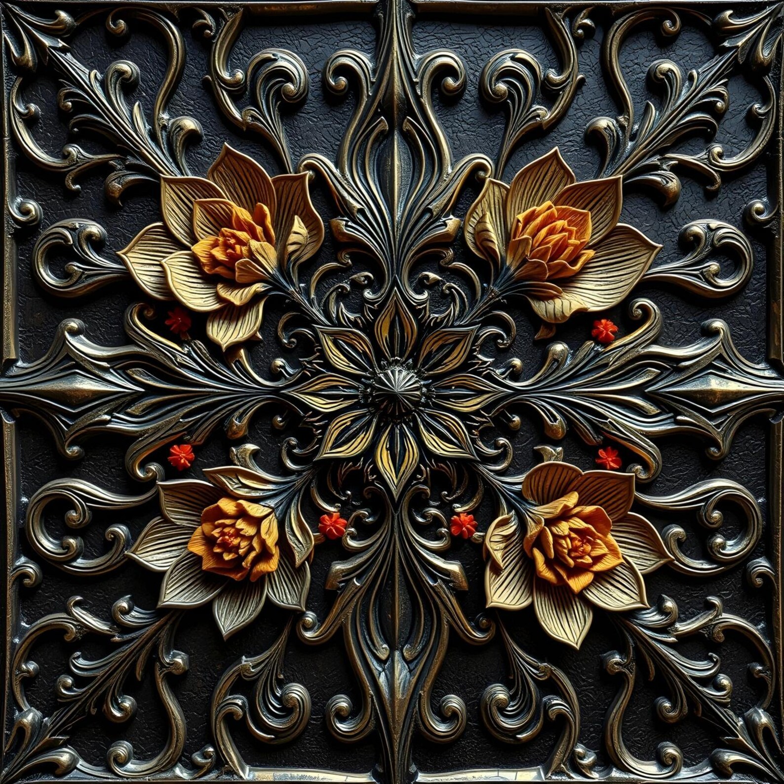 50 Gothic Floral Patterns - Etsy