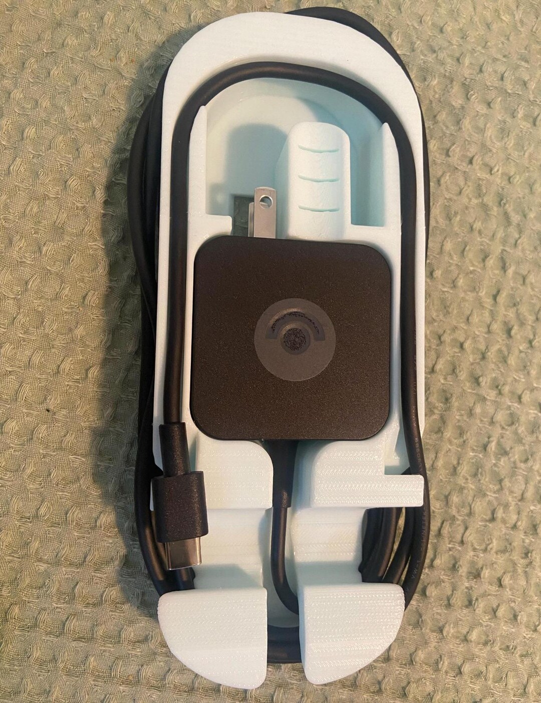 Steam Deck OLED / Original Case Organizer Insert: Charge Cord Holder, Microsd Card Storage and ...