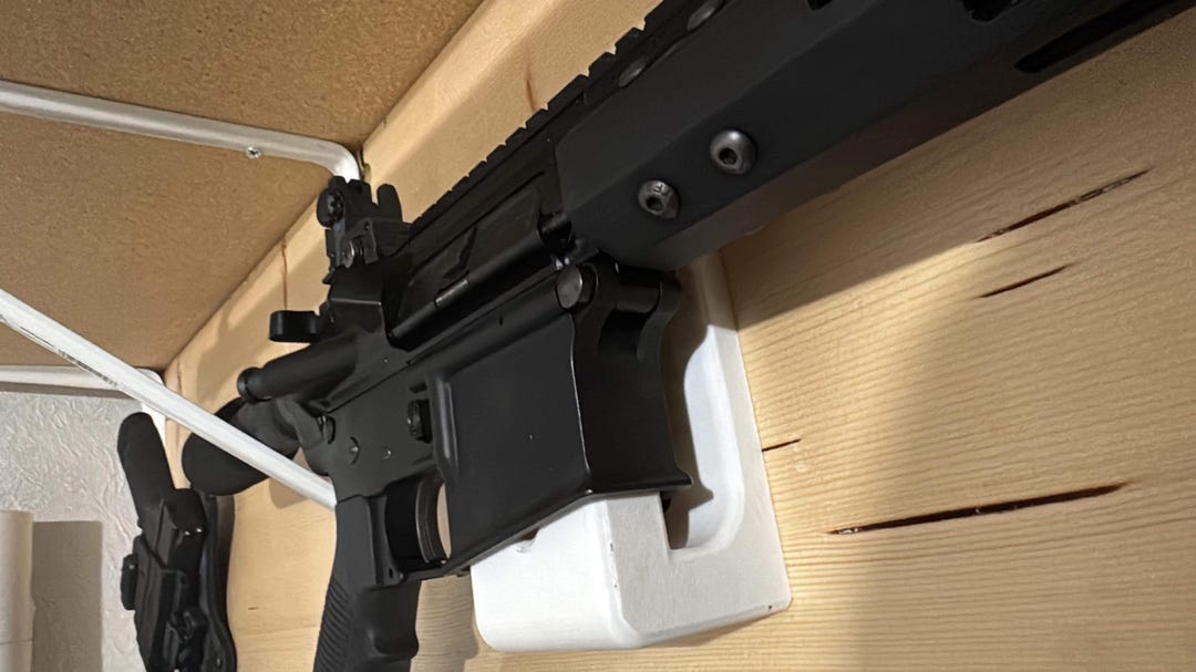 AR15/AR10 Wall Mount Gun Holder – Vertical & Horizontal Display - Etsy