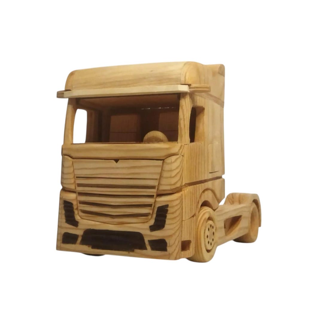 Wooden Truck Model, Wooden Truck Toy, Eco-friendly Toy, Gift for Kids ...