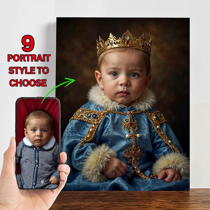 Baby Portrait - Etsy