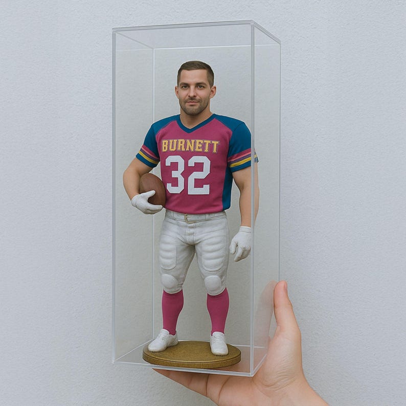 Custom 3D Printed Memorial Figurine From Photo, Tribute Sculpture, Loss ...