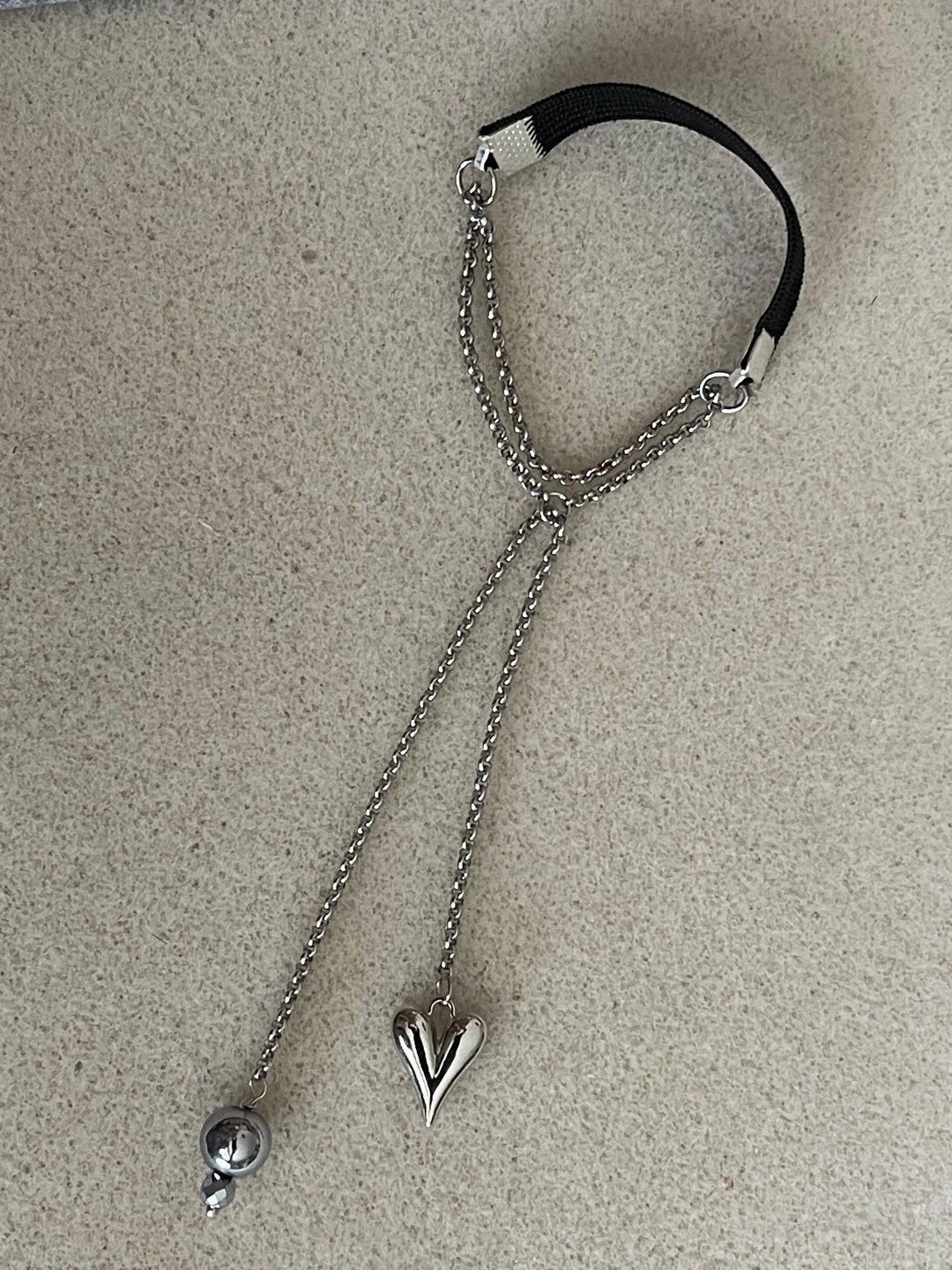 Heart Pendant Necklace Statement Alt Jewelry for Adults - Etsy