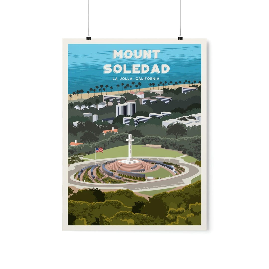 Mount Soledad Poster - Etsy