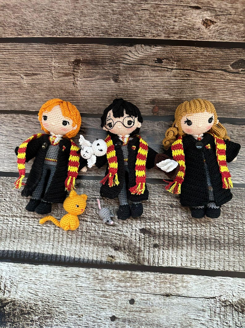 Knitted Harry Potter ,harry Potter Plush, Amigurumi Harry Potter ...