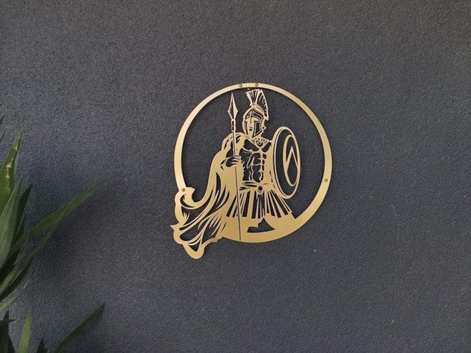 Spartan Metal Wall Art, Gladiator Metal Wall Decor , Antique Soldier ...