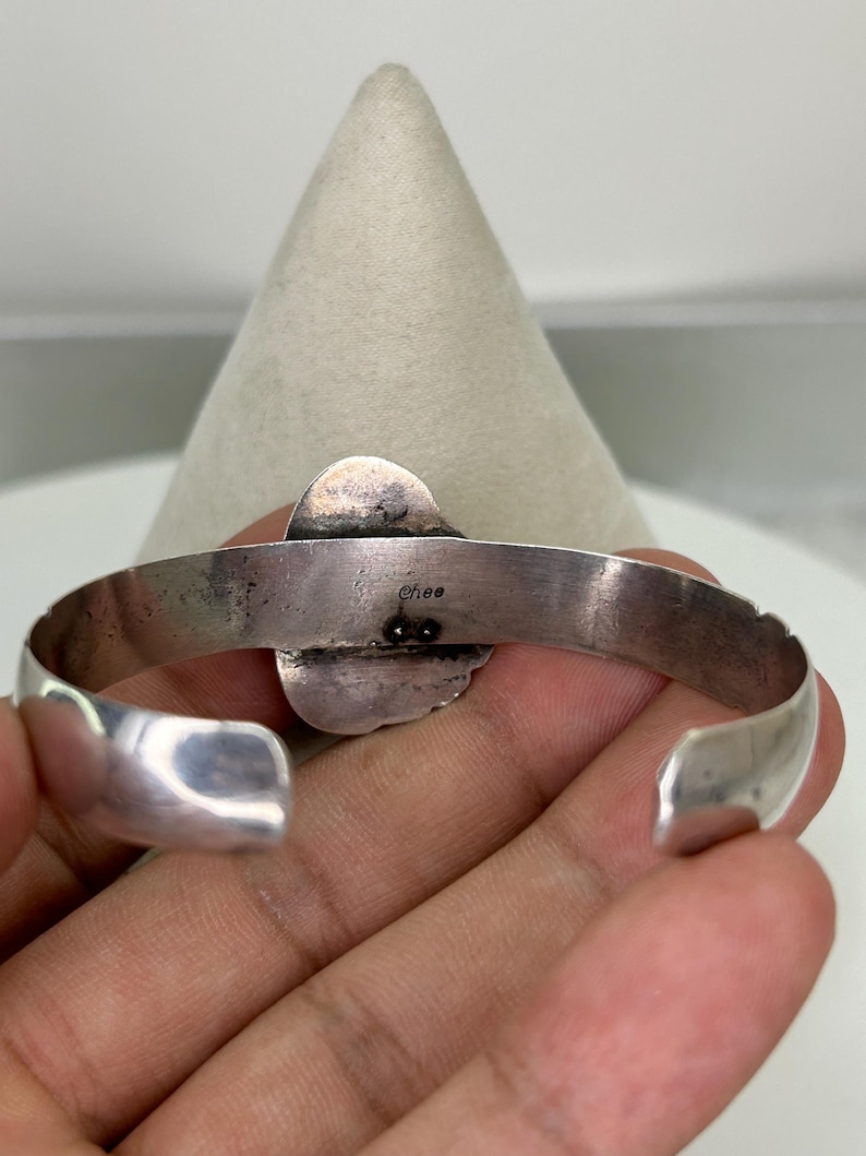 Mother of Pearl Navajo Mark Chee Sterling Silver 925 Cuff - Etsy