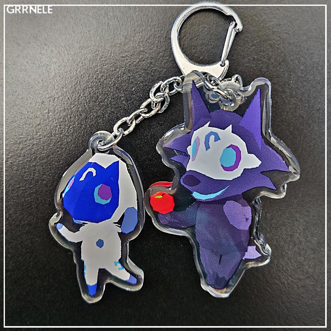 Kindred Animal Crossing Keychain —— Inspired by League of Legends and ...