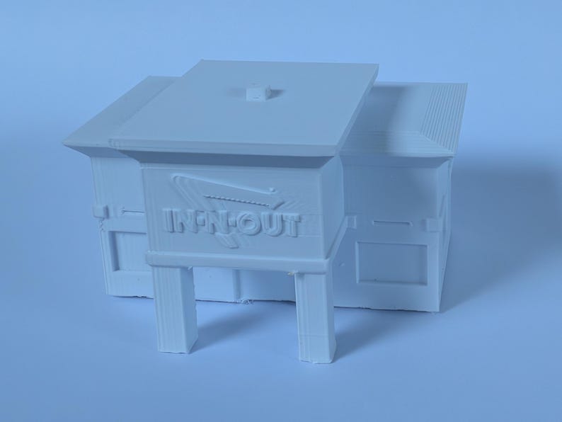 N Gauge In-n-out Burger 1:160 Scale Model for Trains and Dioramas - Etsy