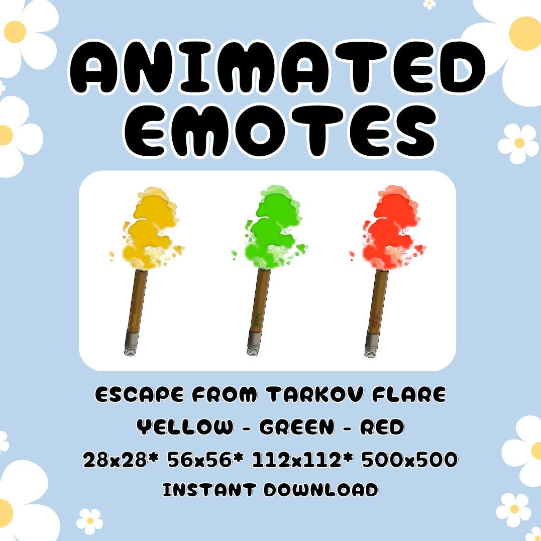 Escape From Tarkov Animated Flare Emotes | Twitch | Discord | GIF ...