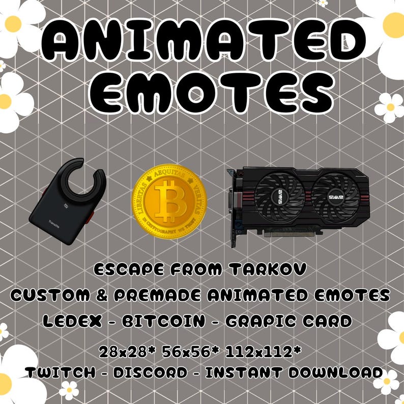 Escape From Tarkov Animated Emote Pack for Twitch & Discord Ledx ...