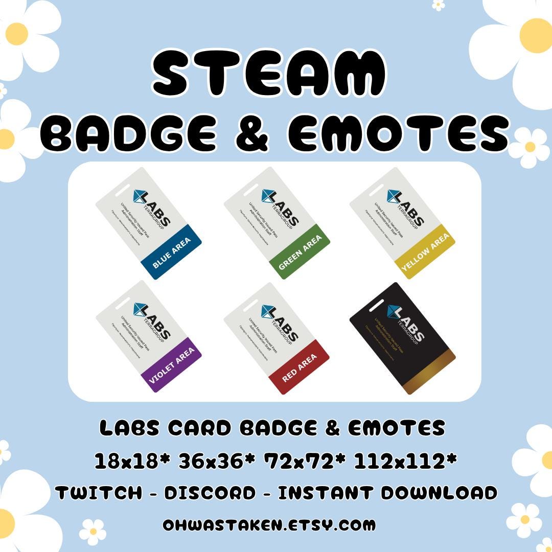 Escape Frome Tarkov Labs Card Steam Badge & Emotes Pack - Etsy