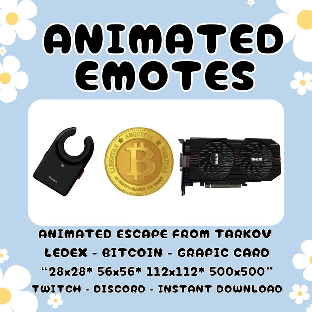 Escape From Tarkov Animated Emote Pack for Twitch & Discord Ledx ...