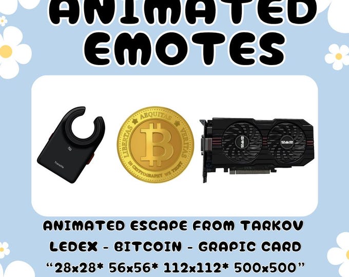 Escape From Tarkov Animated Emote Pack for Twitch & Discord Ledx ...