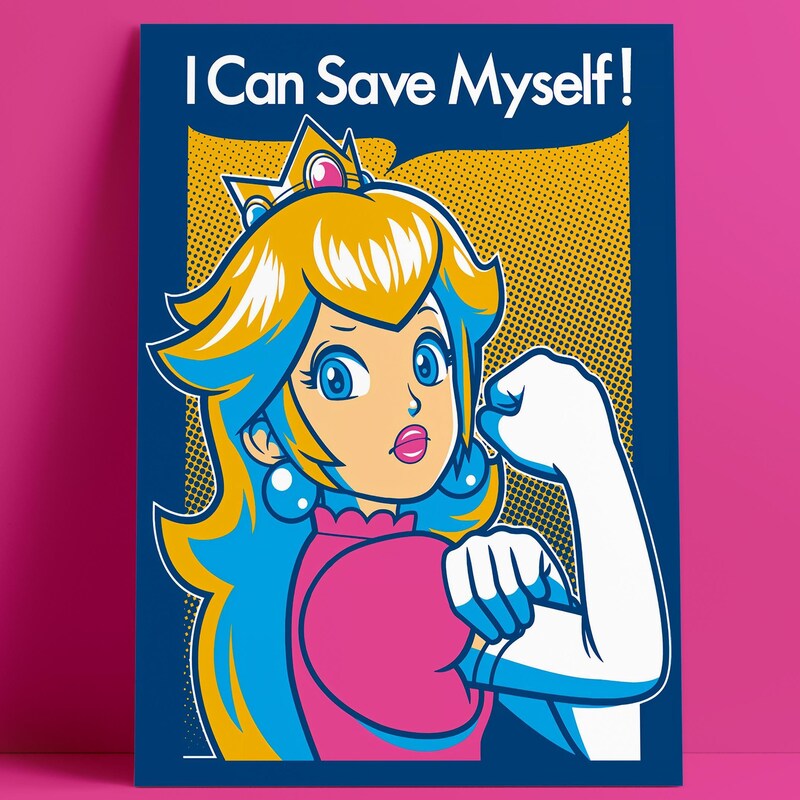 Peach Poster - Etsy UK