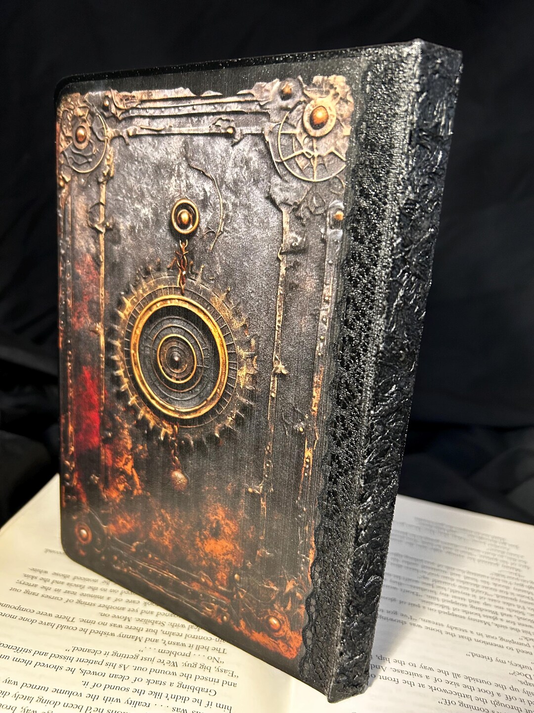 Gothic Grimoire Journal, Dark Portal Book, Handmade Writing Diary - Etsy
