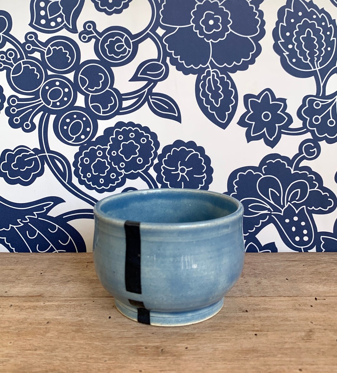 Small Ceramic Bowl / Modern Minimalist Trinket Bowl / Catch-all / Blue ...