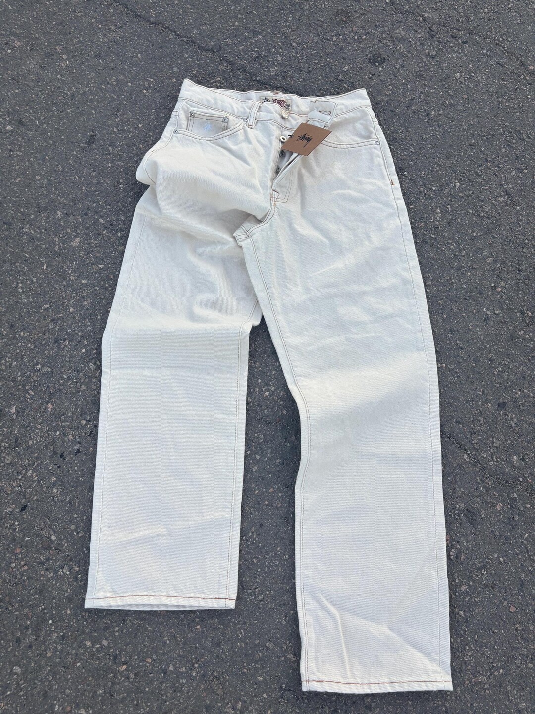 Stussy Classic Jeans Model Track Pants - Etsy