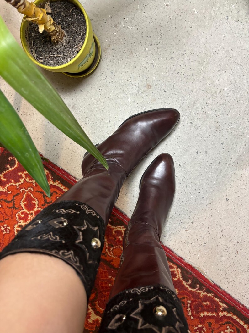 Vintage Brown Roberto Botticelli Handmade Leather Boots - Etsy