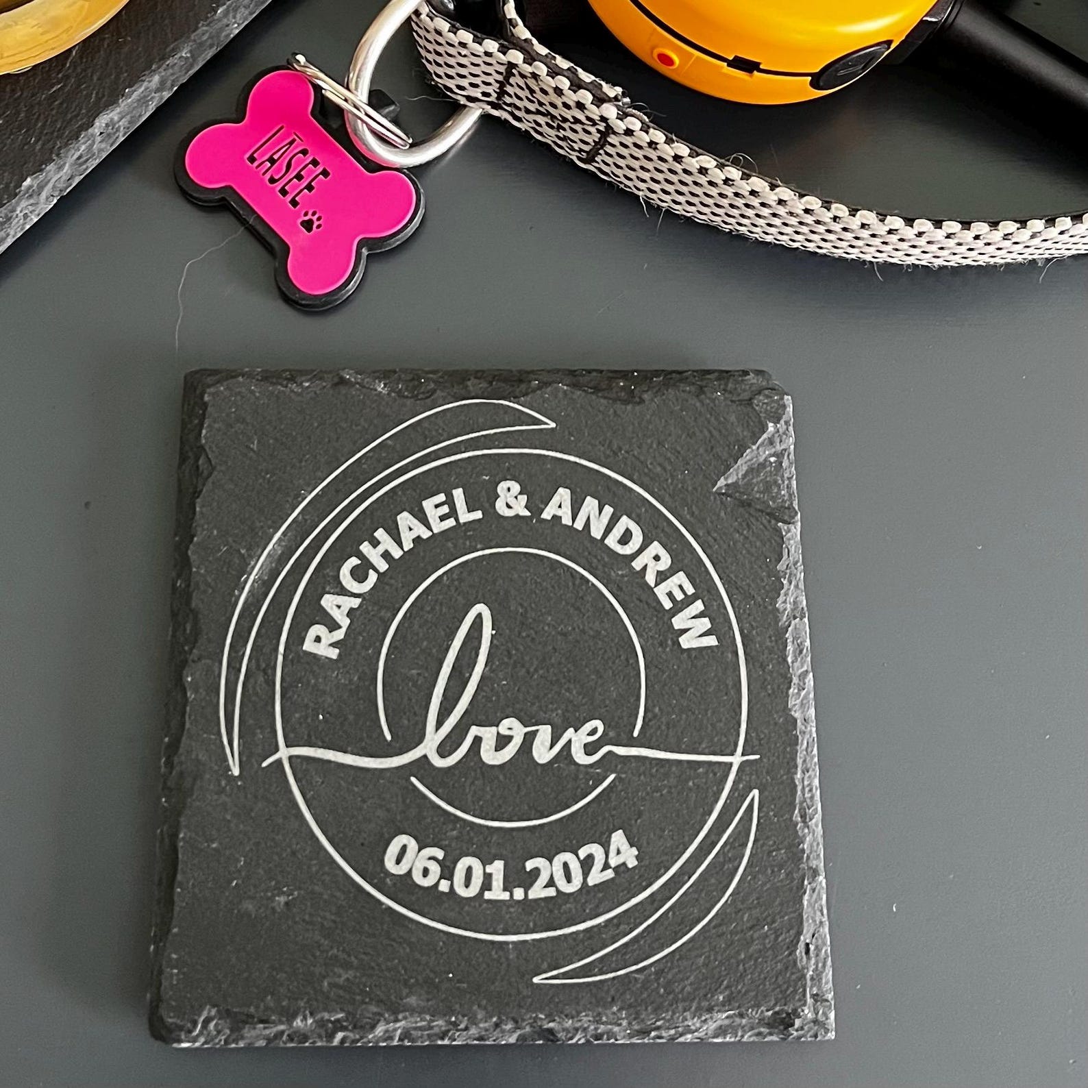 Beautiful Slate Coasters - Multiple Custom Designs to Personalize ...
