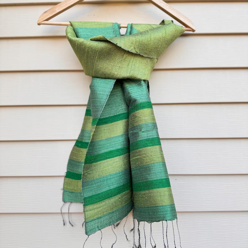 Thai Silk Scarf - Etsy