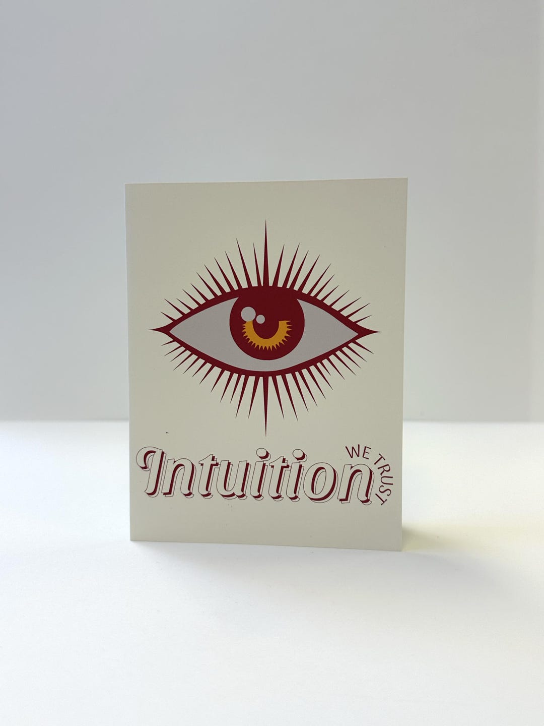 Mystical Third Eye Greeting Card With Bookmark: Book Lover Gift - Etsy