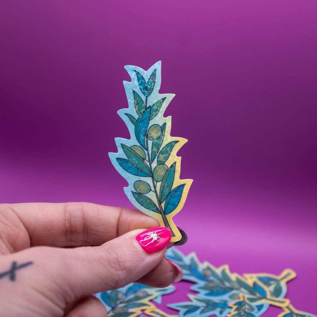 Charity Sticker ** Palestine Olive Branch Sticker - Anti War Sticker ...