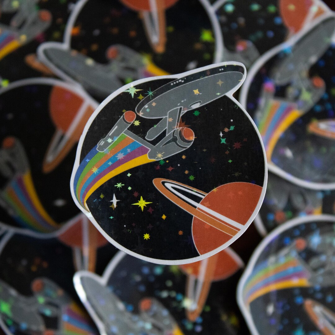 Starship Sticker Star Trek Stickers, Scifi Stickers, Science Fiction ...